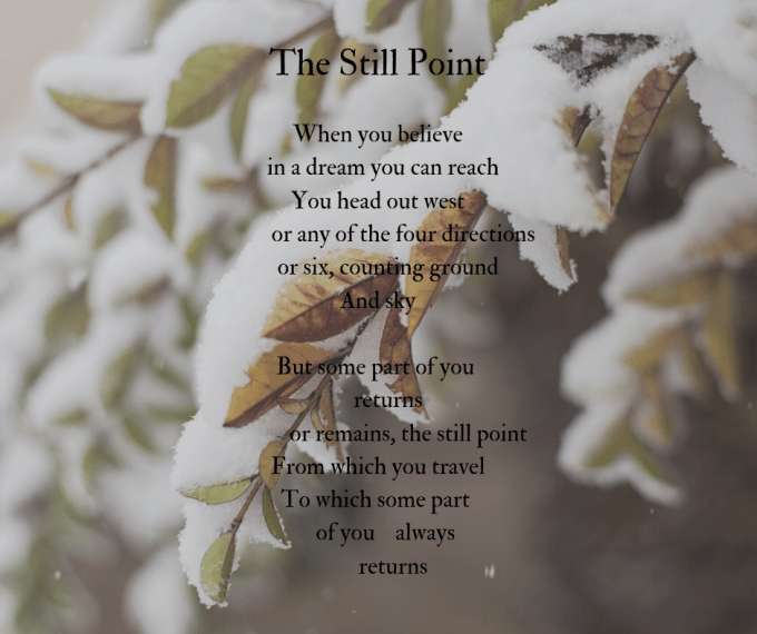 The Still Point – A Poem – Bonita Jewel